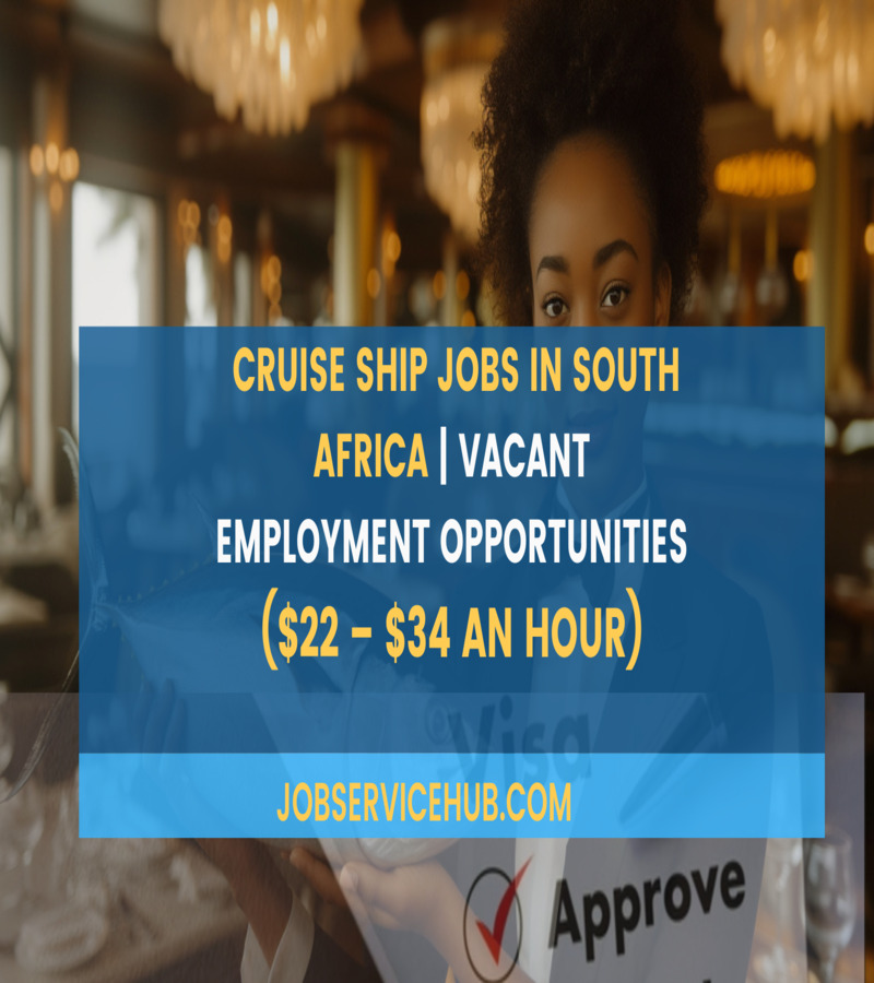 Cruise Ship Jobs in South Africa | Vacant Employment Opportunities 2026