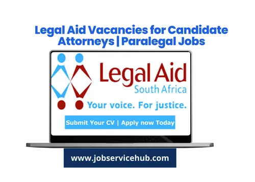 Legal Aid Vacancies for Candidate Attorneys | Paralegal Jobs - 2026