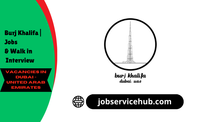 Burj Khalifa Jobs: Cleaners & Housekeeping Supervisor - May 2026