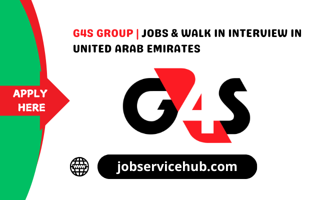 G4S Careers: Emergency Response Specialist and Safety Officer - May 2026