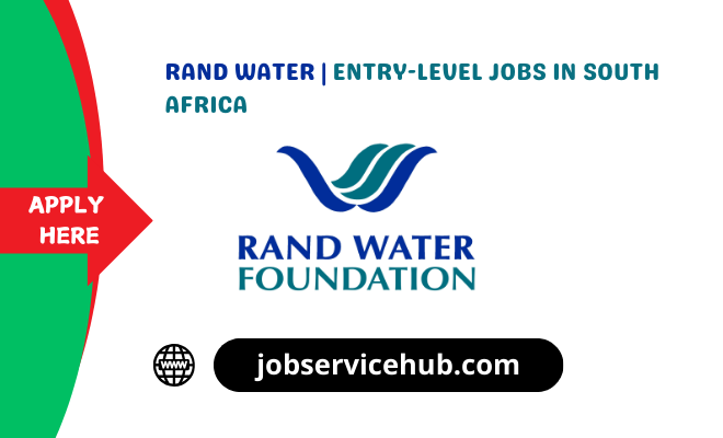 Rand Water High-Paying Careers & Internships | No Experience Jobs ...